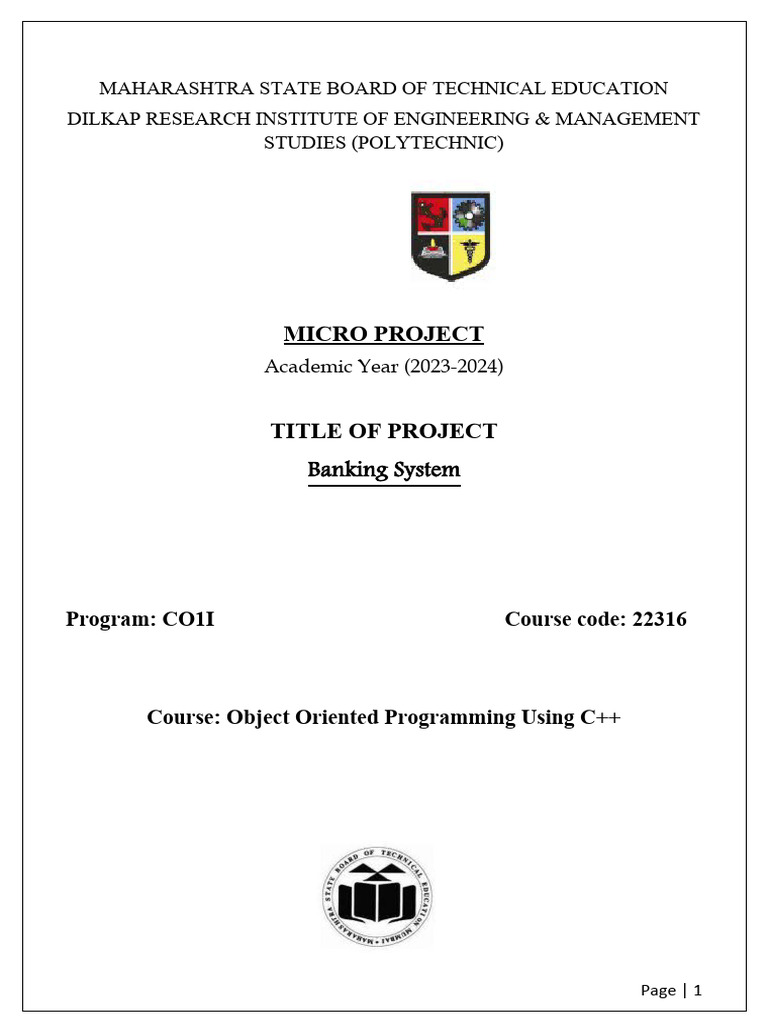 Oop Project 1 | PDF | Banks | Deposit Account Oop Project 1 | PDF | Banks | Deposit Account
