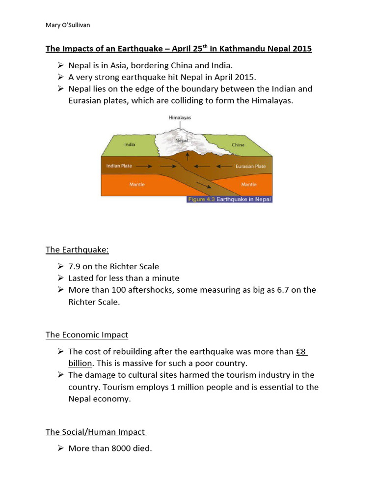 Nepal Earthquake Case Study | PDF