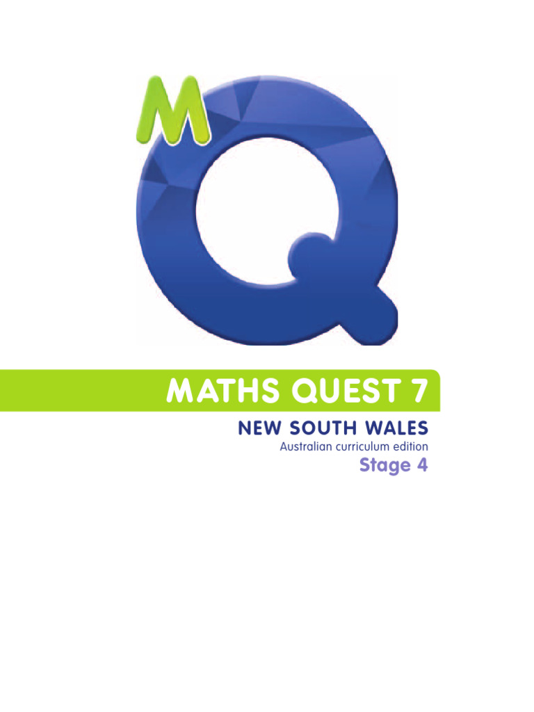 7 Maths Quest AC | PDF | Equations | Rational Number