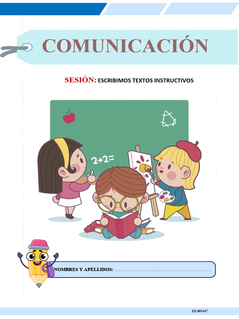 Com 4° - Ficha Escri - Texos Instructivos | PDF