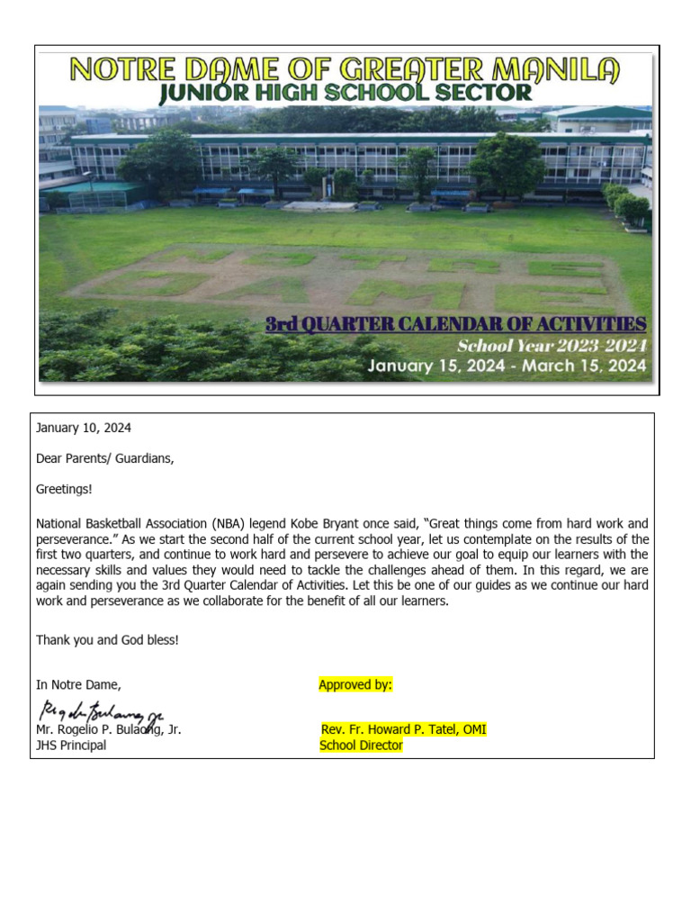 q3 Jhs Calendar Sy 23 24 Upd | PDF