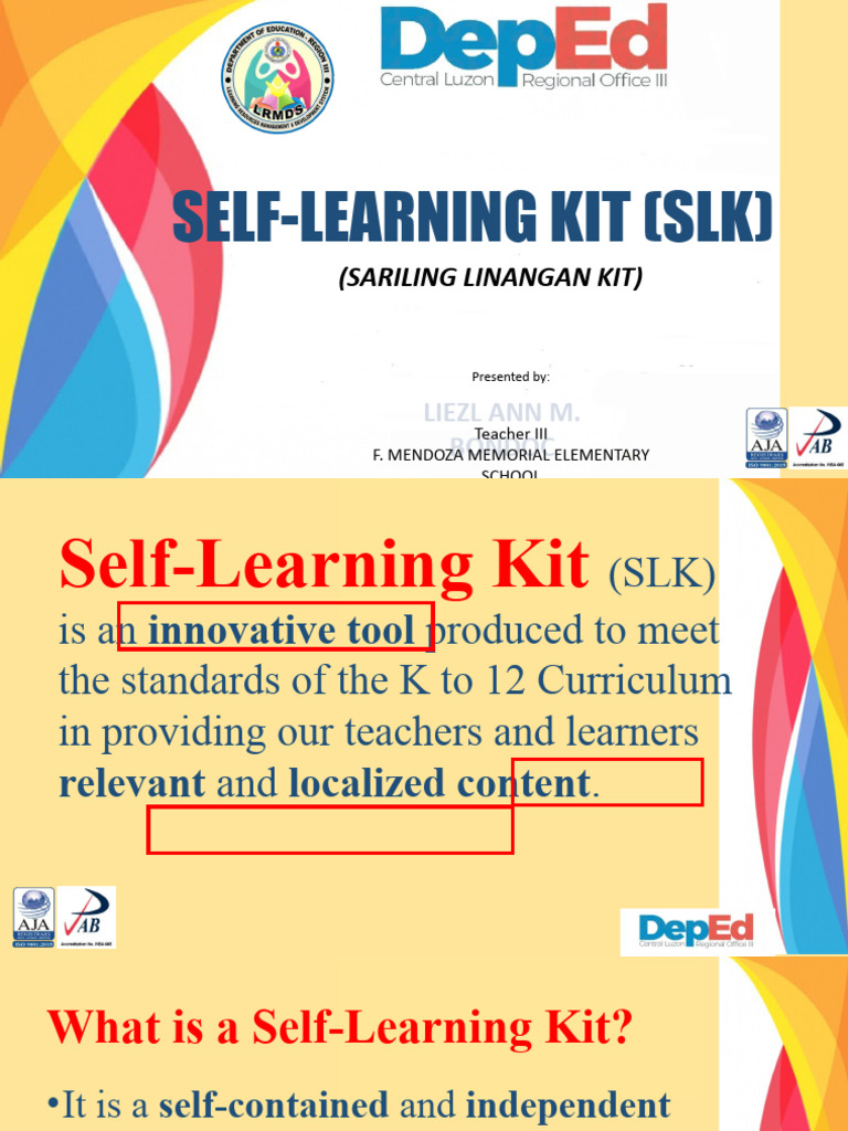 SLK Presentation Bondoc Liezl Ann | PDF | Learning | Behavior Modification