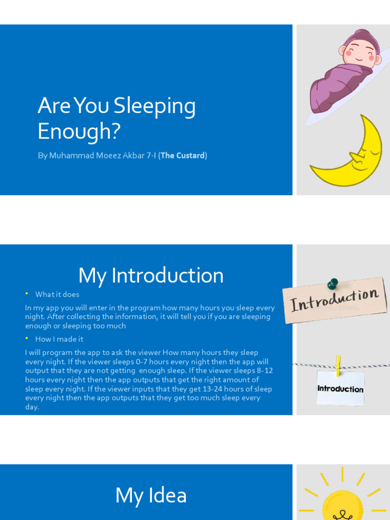 Are You Sleeping Enough by Muhammad Moeez Akbar | PDF