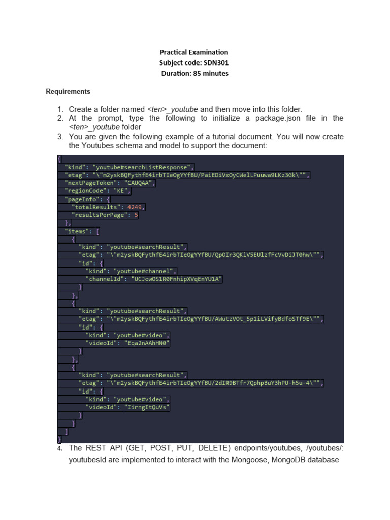 YouTube Schema & API Setup Guide | PDF | Computers | Technology & Engineering