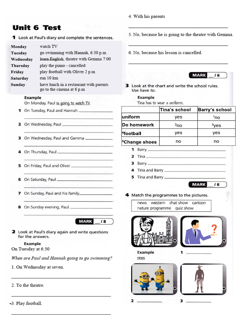 Project 2 Unit 6 Mock Test | PDF | Rapunzel | Literary Motifs