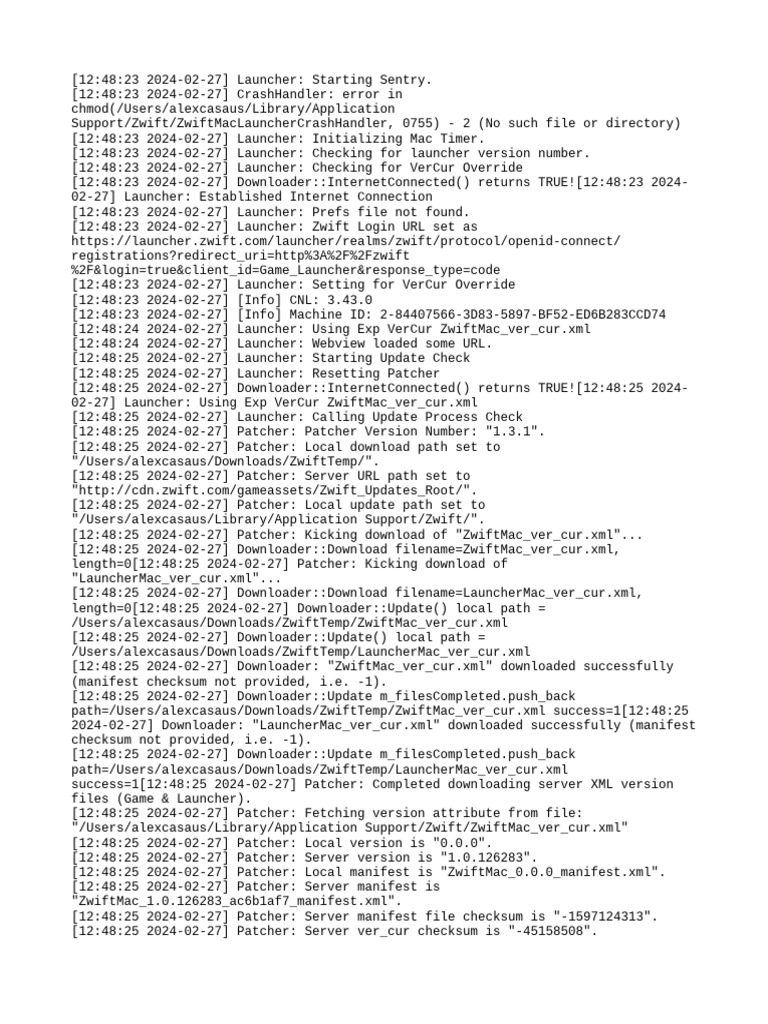Launcher - Log (Old 1) | PDF | Download | Computer File