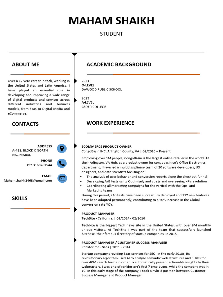 Free Cv Template 19 Pdf Search Engine Optimization Cyberspace