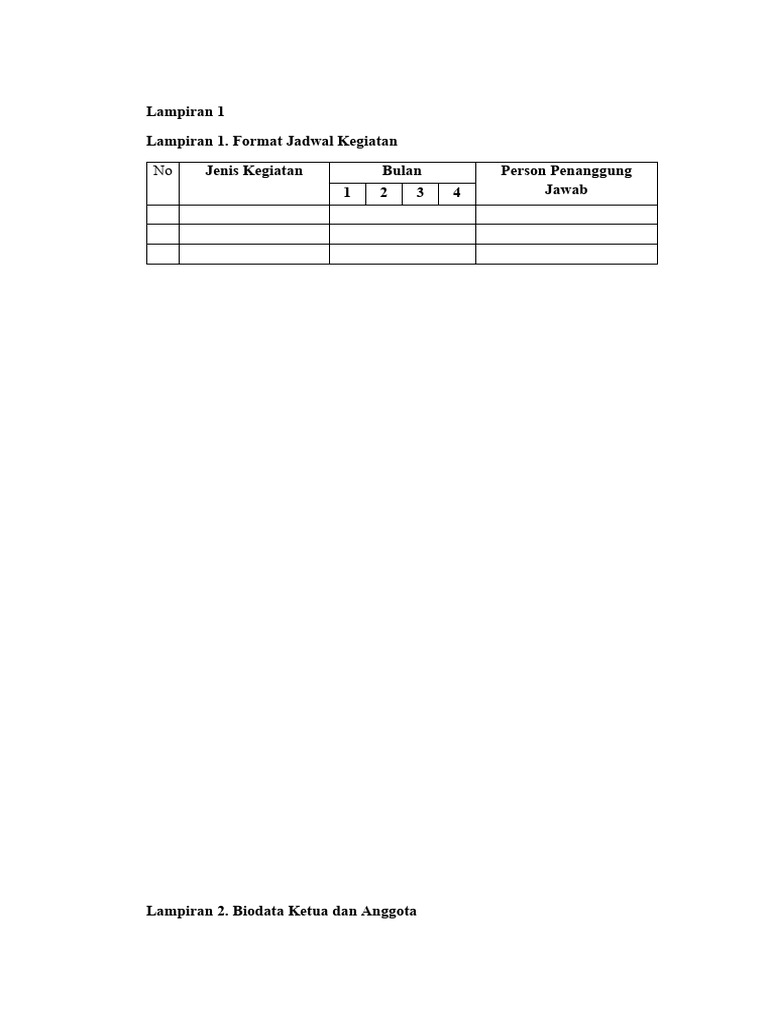 Lampiran Proposal Pdf
