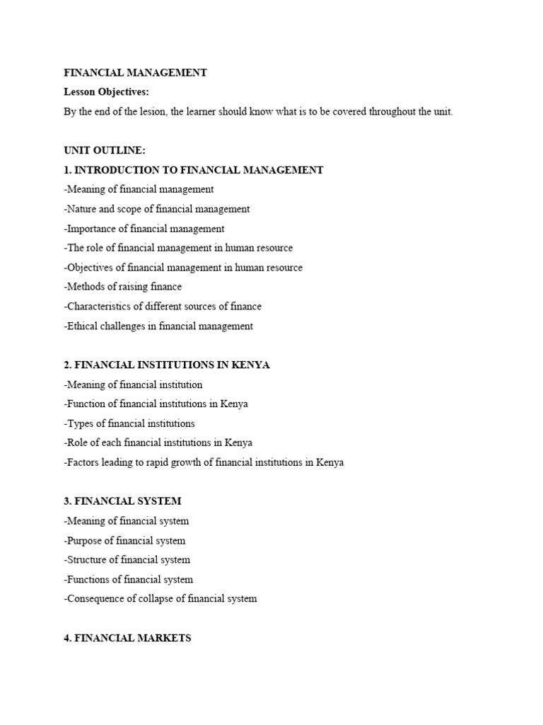 Financial Management | PDF | Financial Risk | Dividend