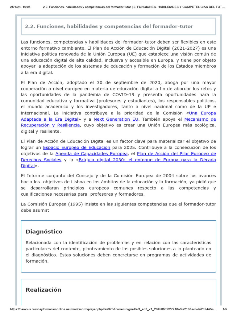 Funciones Habilidad y Competencias Del Tutor | Descargar gratis PDF | Aprendizaje | Maestros