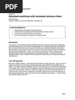 Advance Steel Model in Pure AutoCAD | PDF | Auto Cad | Autodesk