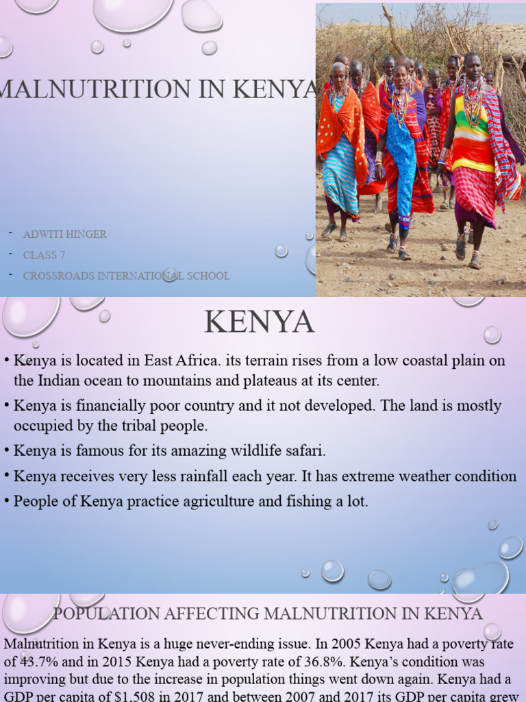 Malnutrition in Kenya | PDF | Kenya | Food Security