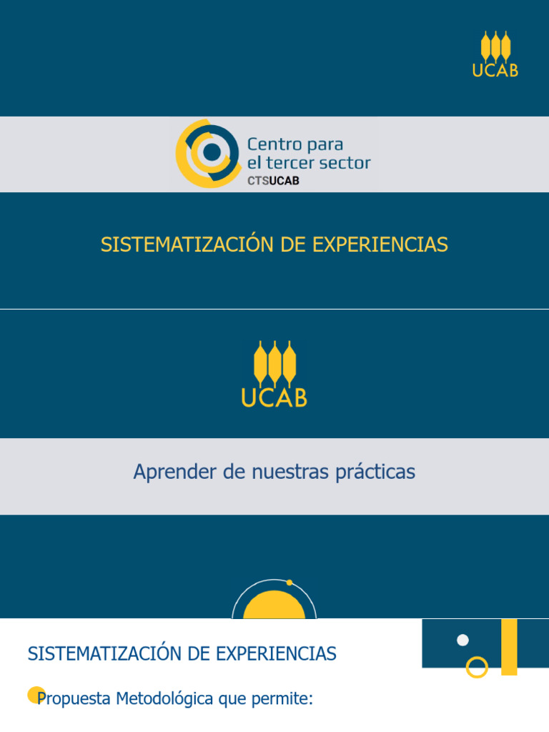 Sistematización de Experiencias | PDF | Experiencia | Aprendizaje