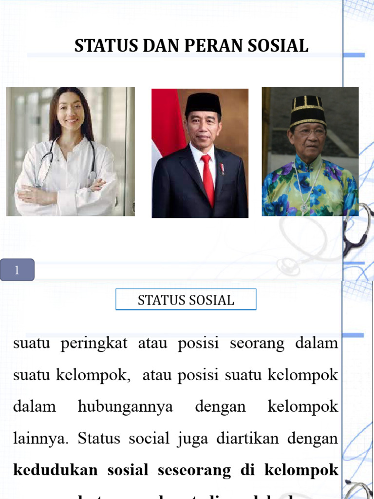 Peran Dan Status Sosial | PDF