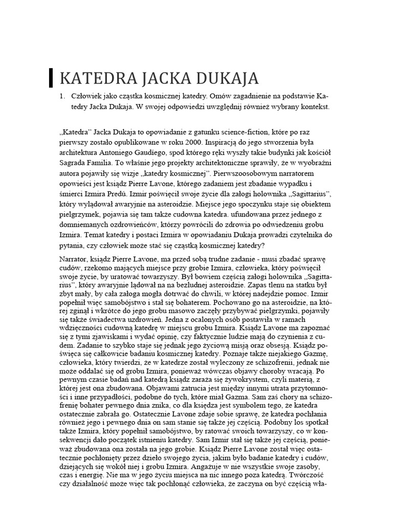Katedra Dukaja | PDF