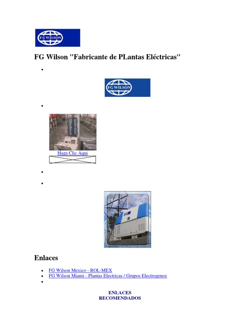 Manuales de FG Wilson en Miami | PDF | Telecomunicaciones | Informática