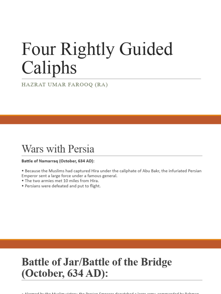 Hazrat Umar (Battles) | PDF | Umar | Warfare Of The Middle Ages