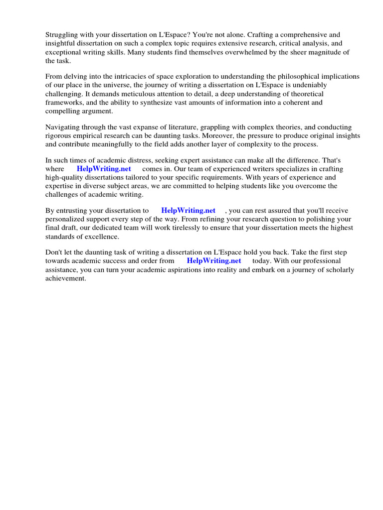 20 Dissertations Lespace | PDF | Thesis | Theory