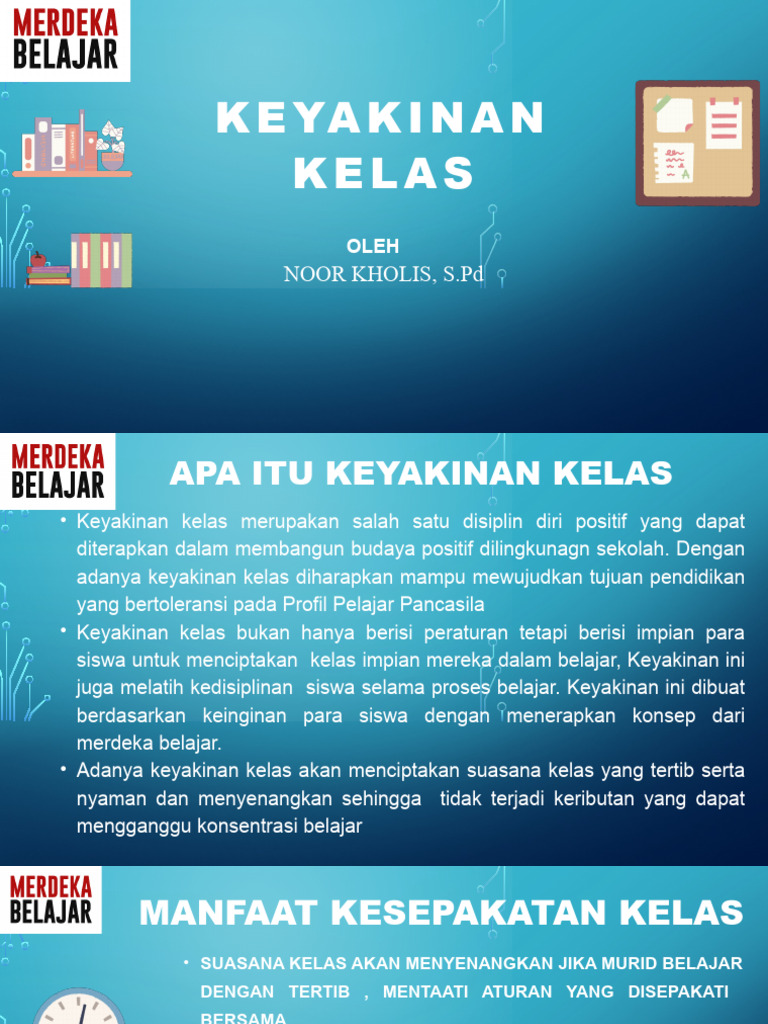 Membangun Keyakinan Kelas Positif | PDF