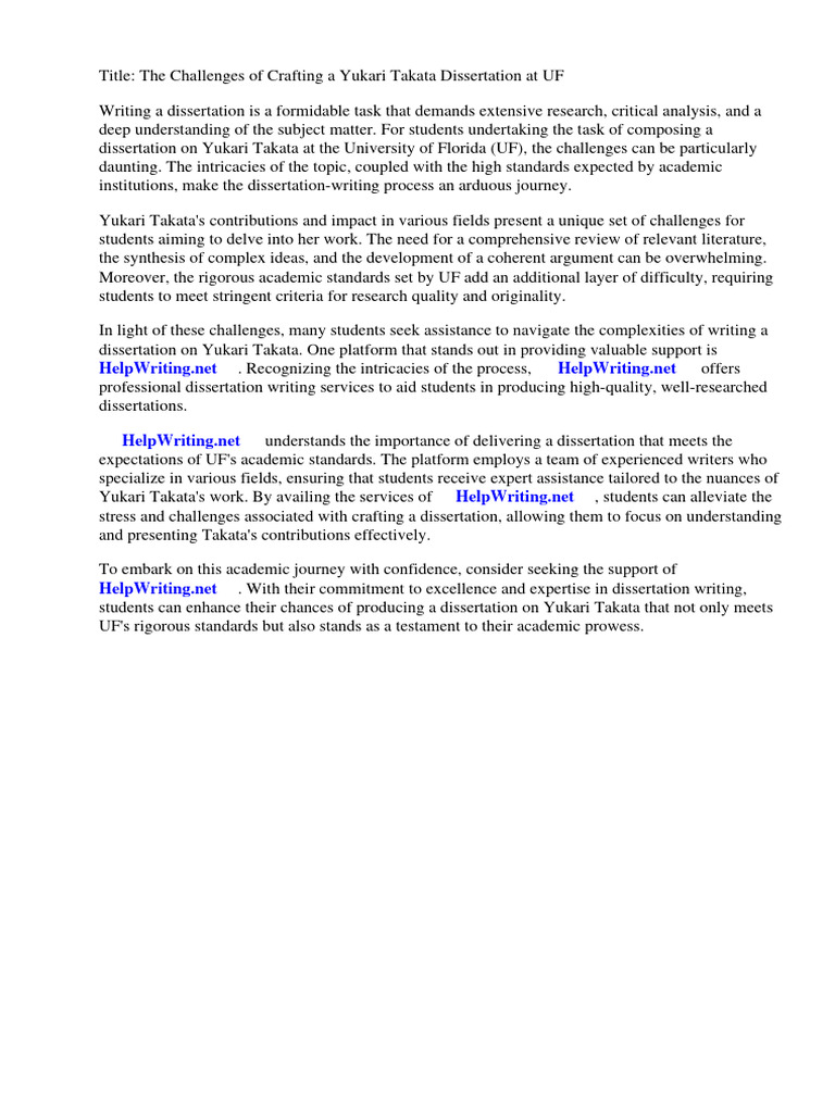 Yukari Takata Dissertation Uf | PDF | Art