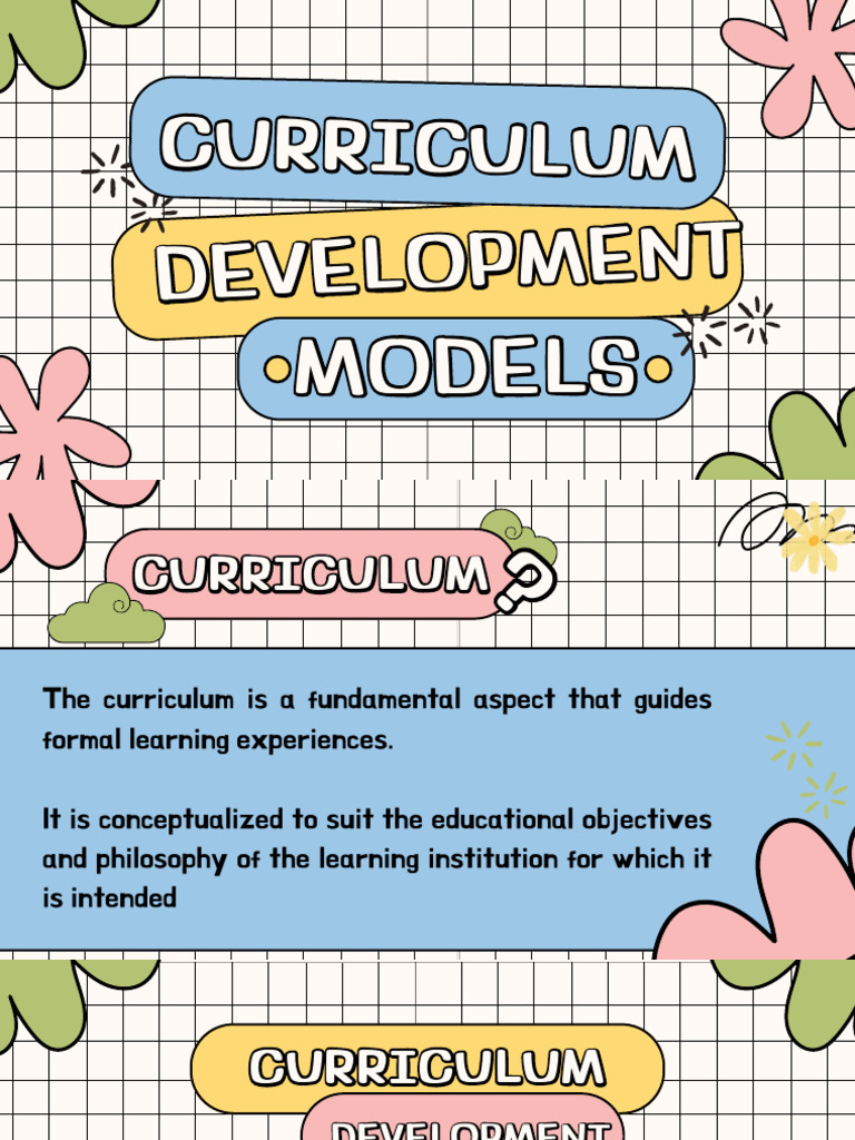 Curriculum Development Models Overview | PDF | Conceptual Model ...