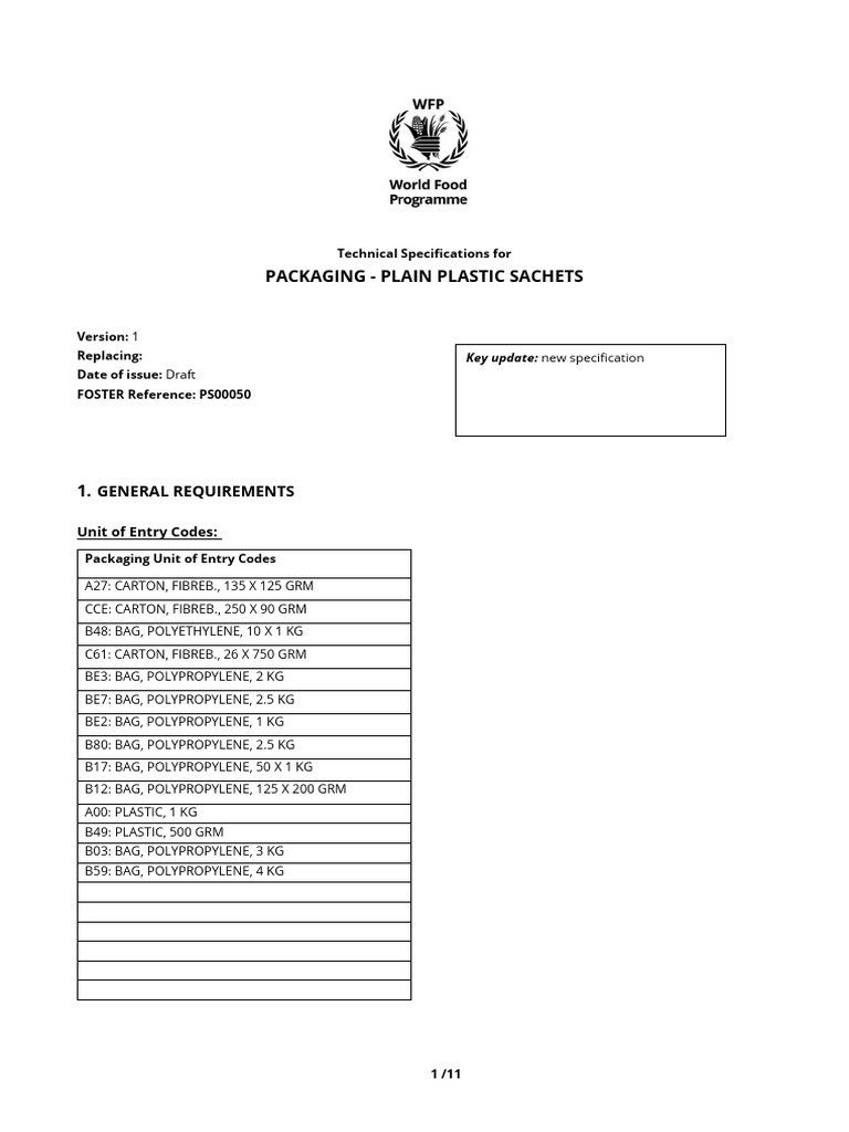 Packaging - Plain Plastic Sachets | PDF | Plastic | Packaging And Labeling