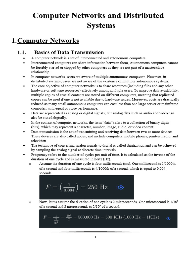 Computer Networks And Distributed Systems Pdf Cloud Computing