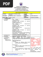 Detailed Lesson Plan (Cheerdance) | PDF | Cheerleading | Dances
