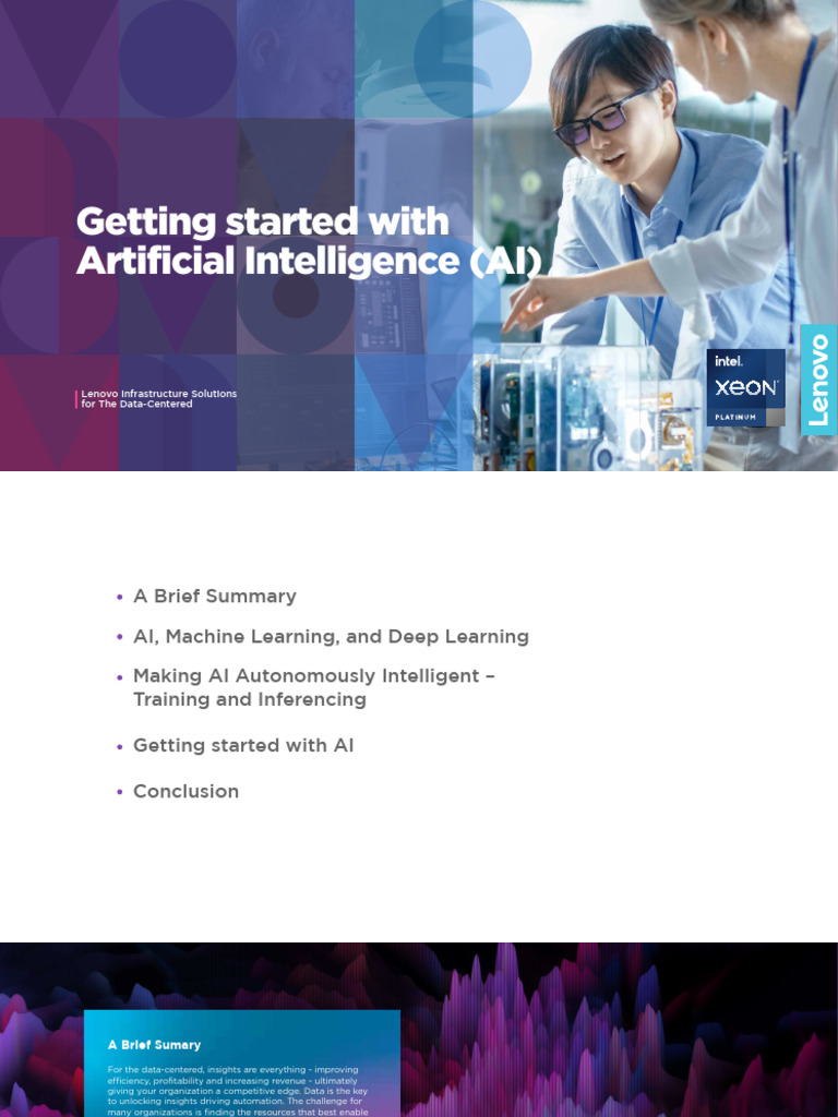 Lenovo Ai Playbook Pdf Machine Learning Artificial Intelligence