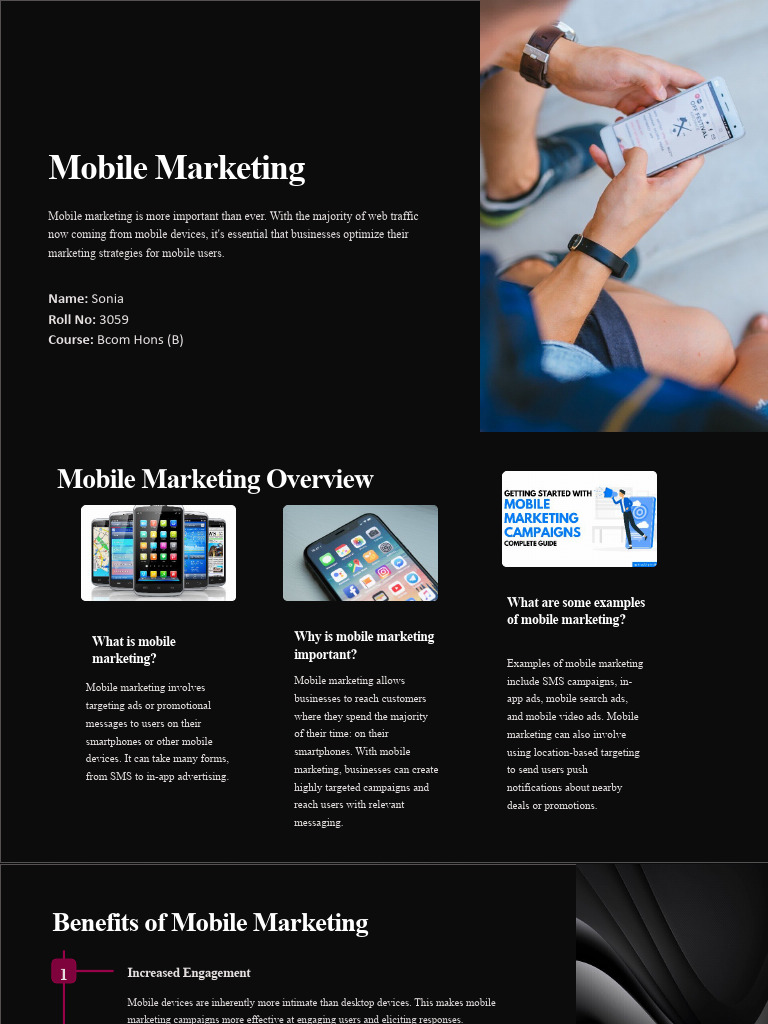 Mobile Marketing | PDF | Mobile Marketing | Mobile App