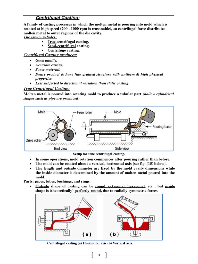 AG-centrifugal Casting | PDF | Home & Garden | Science & Mathematics