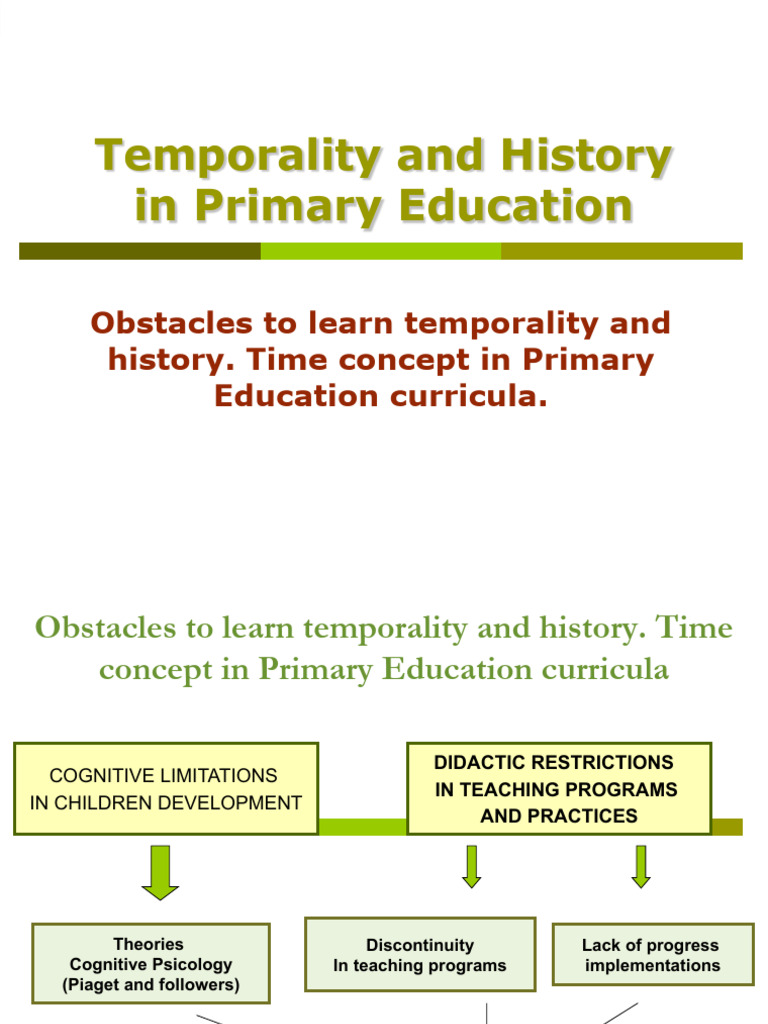 3.3. Temporality and History in Primary Education | PDF | Concept ...