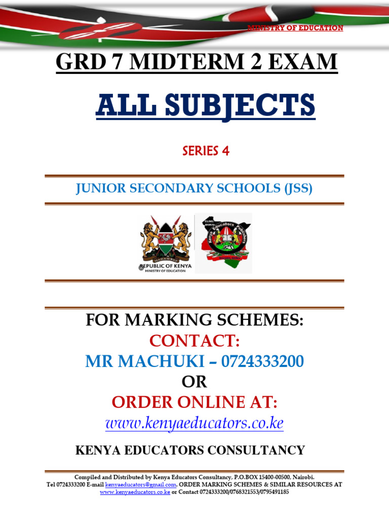 Grade 7 Midterm 2 Set 4 Exam 2023 | PDF | Schools | Learning