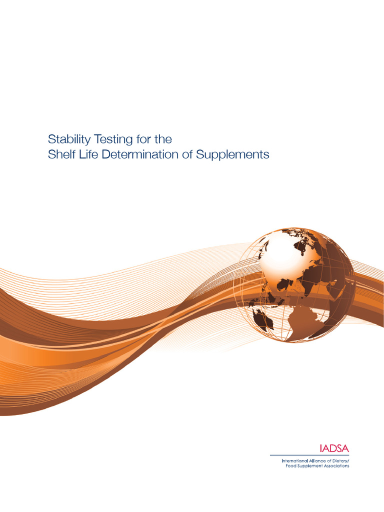 Supplement Stability Testing Guidelines | PDF | Shelf Life ...