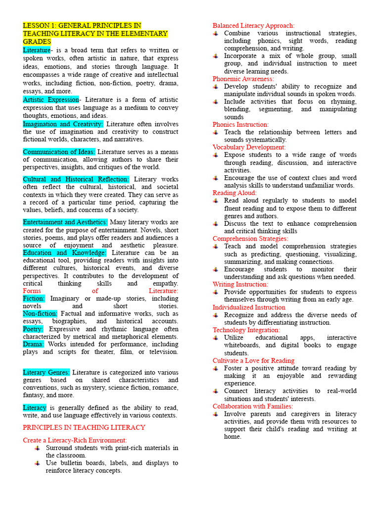 English Reviewer | Download Free PDF | Poetry | Phonics