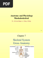 Unlabeled Axial Skeleton Overview | PDF | Skull | Skeletal System