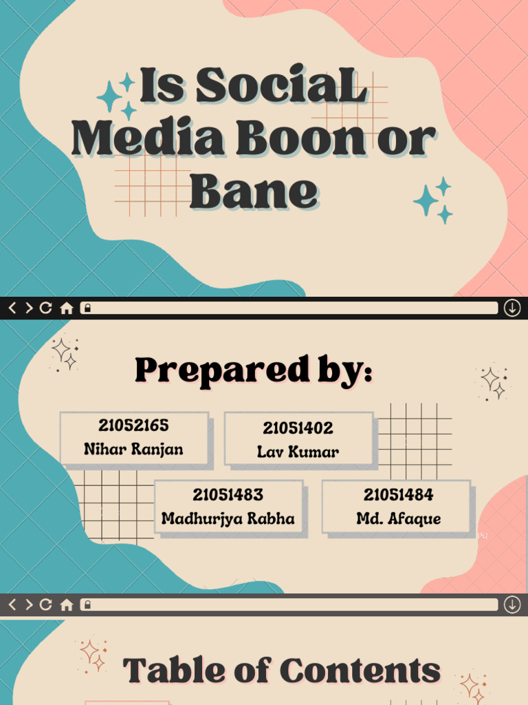Is SociaL Media Boon or Bane | PDF | Popular Culture & Media Studies ...