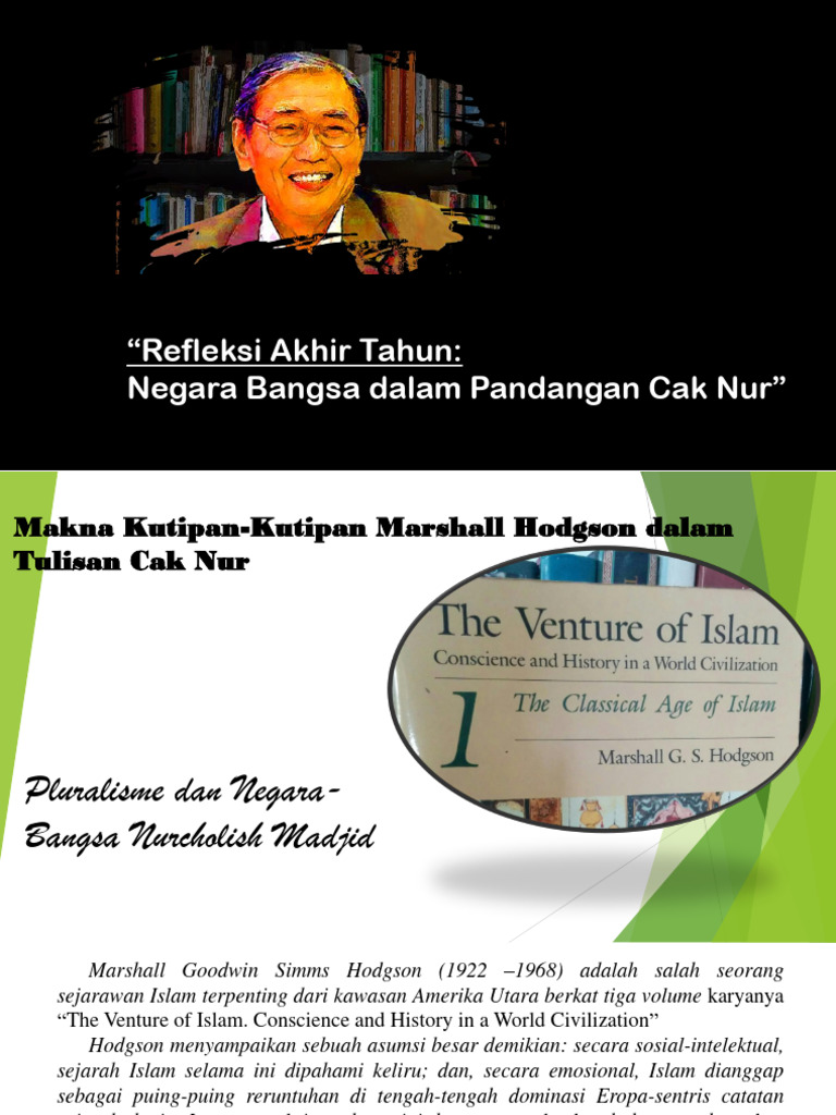 Cak Nur dan Pluralisme Negara-Bangsa | PDF