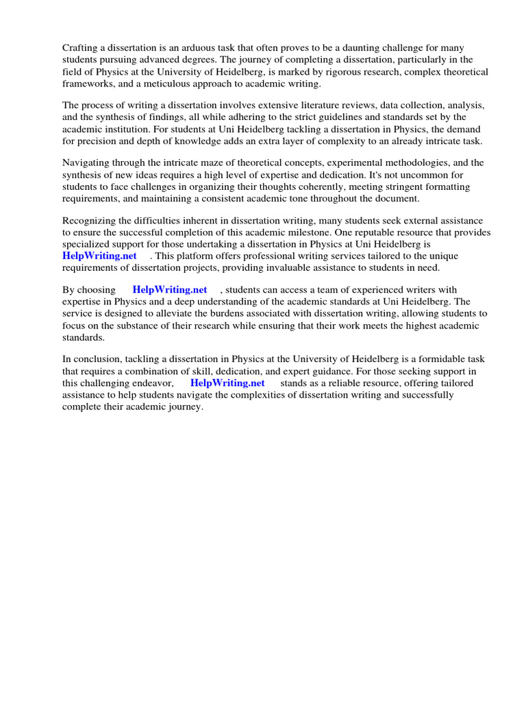 Physics Dissertation Aid at Heidelberg | PDF | Physics | Particle Physics