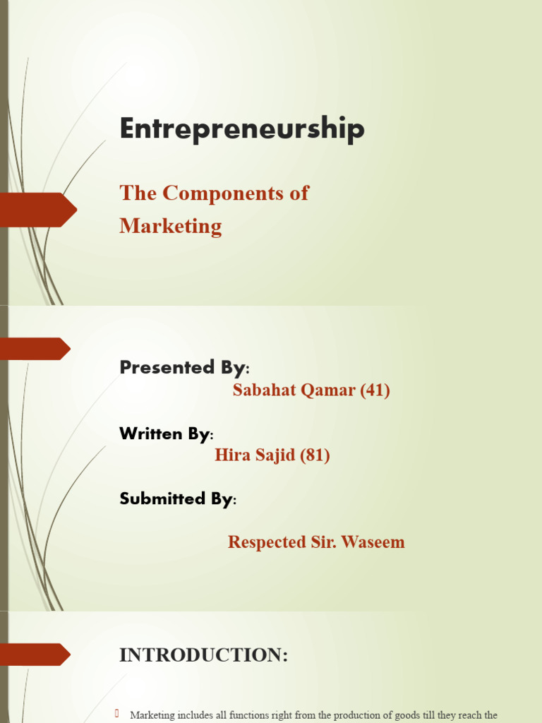 Key Components of Effective Marketing | PDF | Marketing | Market ...