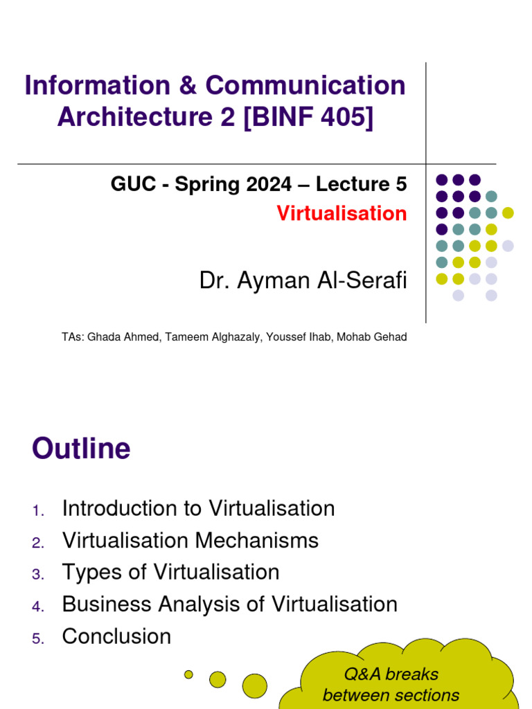 Lecture 5 Slides | PDF | Virtualization | Cloud Computing
