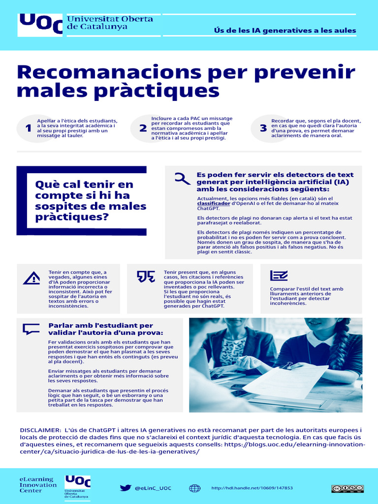 INFOGRAF UOC - Recomanacions Per Prevenir Les Males Practiques - CA | PDF
