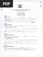 TSC Bank Form | PDF