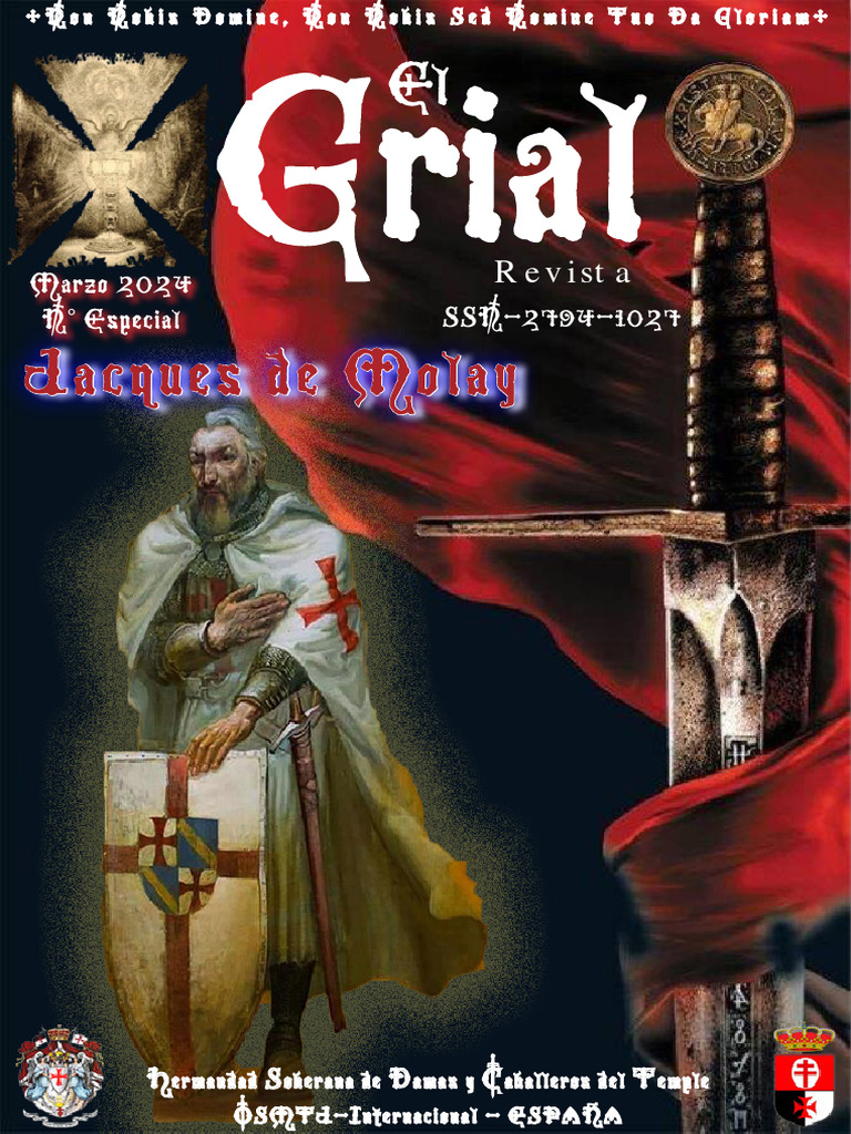 El Grial Especial Jaques de Molay Marzo 2024 | PDF | Caballeros templarios | Alta Edad Media