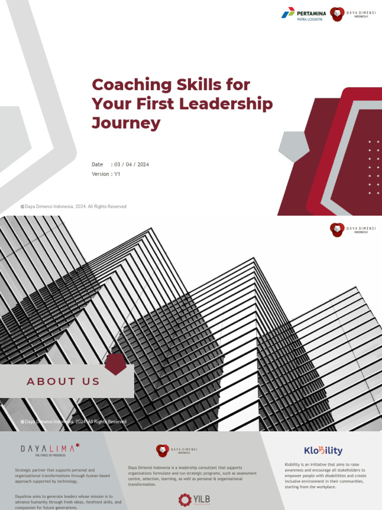 DDI - Coaching & Leadership Training For Patra Logistik 2024 | PDF ...