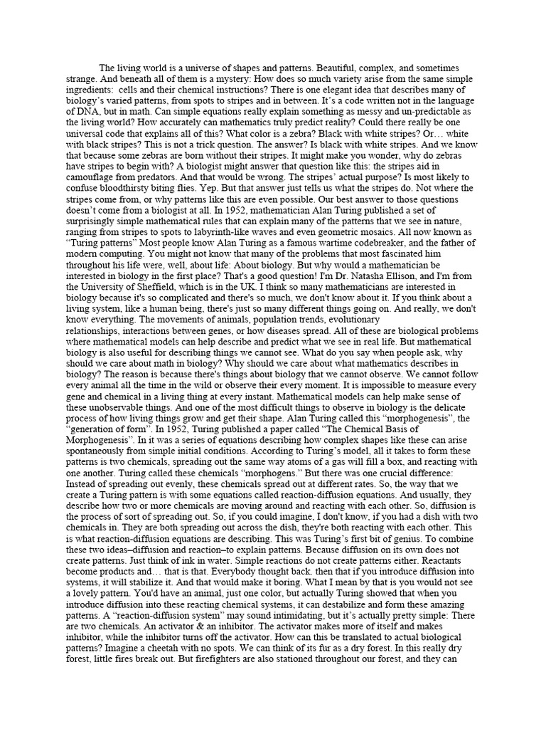 Synthesis Paper | PDF | Alan Turing | Mathematics