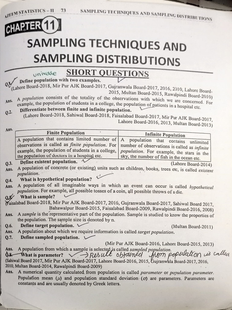 Applied Statistics Chap - 14 | PDF | Sampling (Statistics) | Census