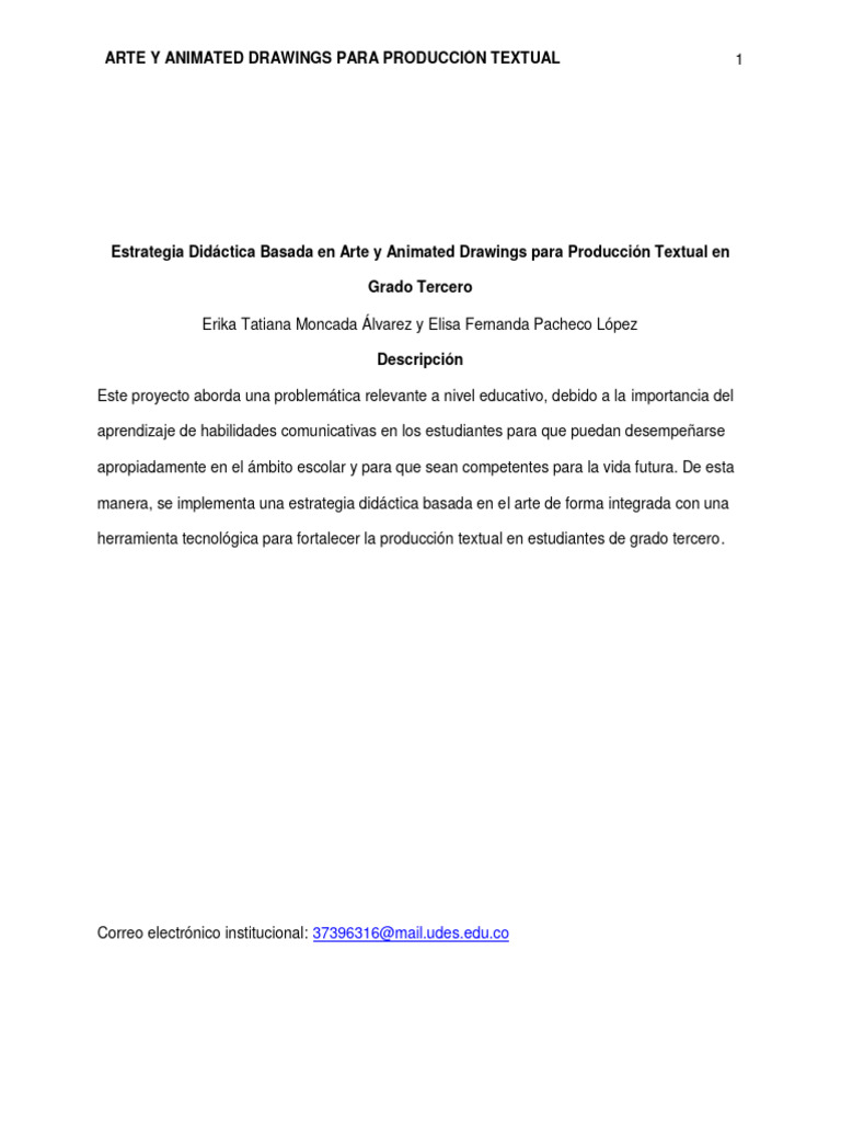 Erika Moncada Elisa Pacheco Informe Final TGMTDAE-1-2023-0469 | PDF ...