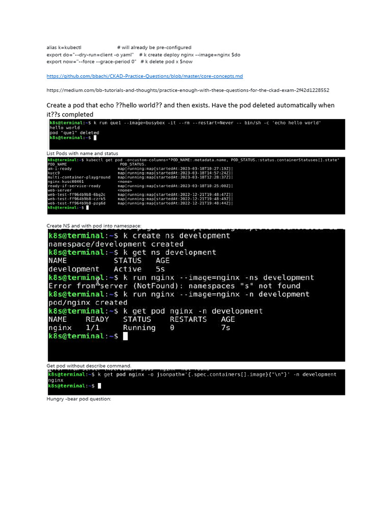 CKA_Exam | PDF | Computer Cluster | Computer Networking