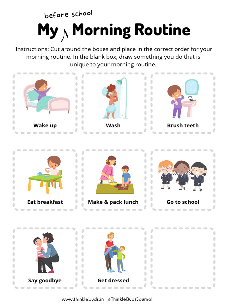 Routine For Children | PDF | Meal